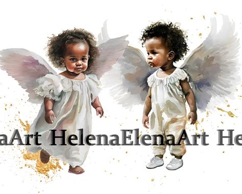 African American Angel Clipart