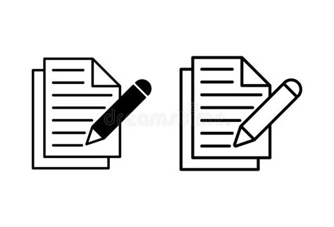 Icono De Nota Vector De Icono De Bloc De Notas Ilustración Del Vector