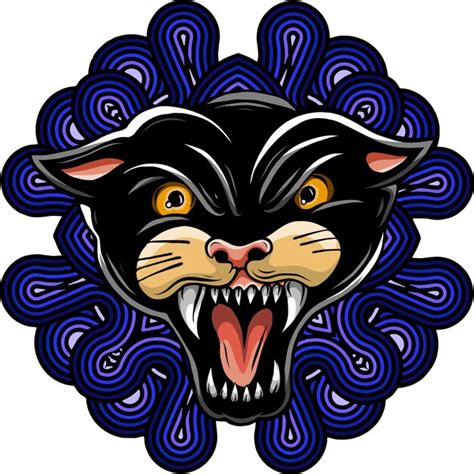 Premium Vector Illustration Of Black Panther Head