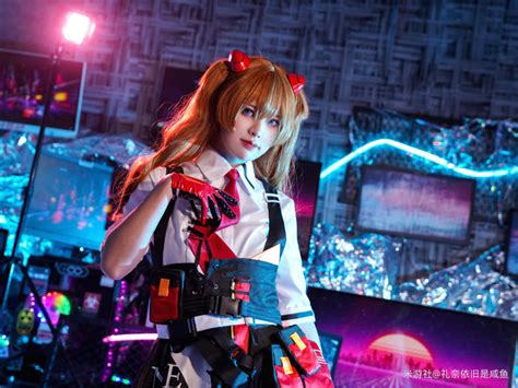 【崩坏3cos】eva联动 明日香 崩坏3社区 米游社