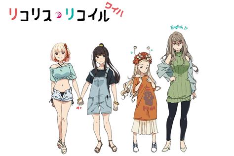 Nishikigi Chisato Inoue Takina Kurumi And Nakahara Mizuki Lycoris