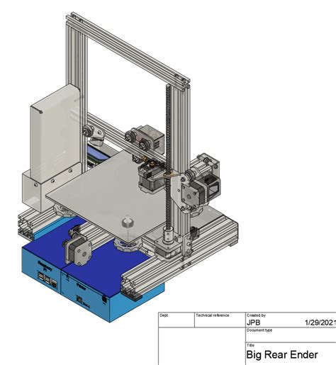 Free 3d File Big Rear Ender 🧞‍♂️・template To Download And 3d Print・cults