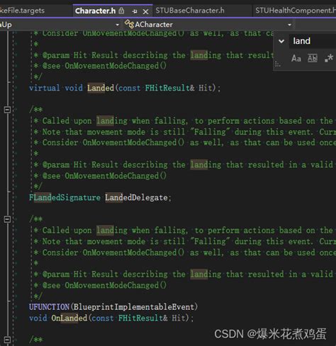 uec 学习（三）之 角色死亡，切换旁观者类，高处掉血landed等 astubasecharacter csdn博客