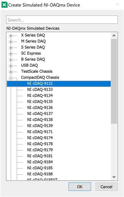 Create A Project In Flexlogger Using Simulated Ni Daqmx Devices In Ni Max Ni