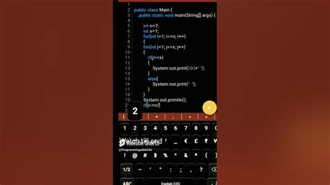 how to make java pattern coding🥰🥰 java pattern design coding cs