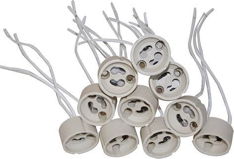 Lot Of 10 Spiritled Gu10 Socketwire Connector Socket For Gu10 Light