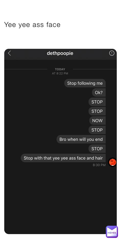 Yee Yee Ass Face Spookysussymars Memes