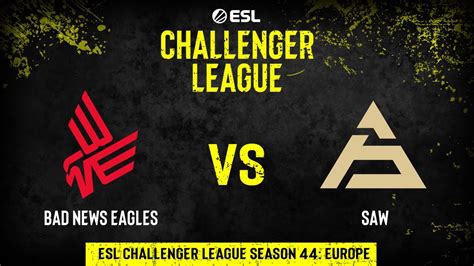 Bad News Eagles Vs Saw Map 2 Vertigo Esl Challenger League Season