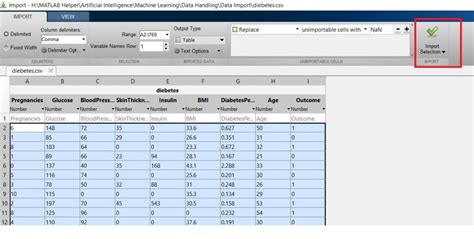 importing data interactively into matlab matlab helper