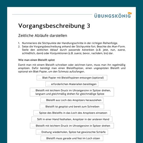 Einführung In Die Vorgangsbeschreibung Einleitung Iooa