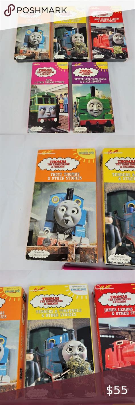 Lot Of 5 Thomas The Tank Engine And Friends Vhs Tapes Thomas And