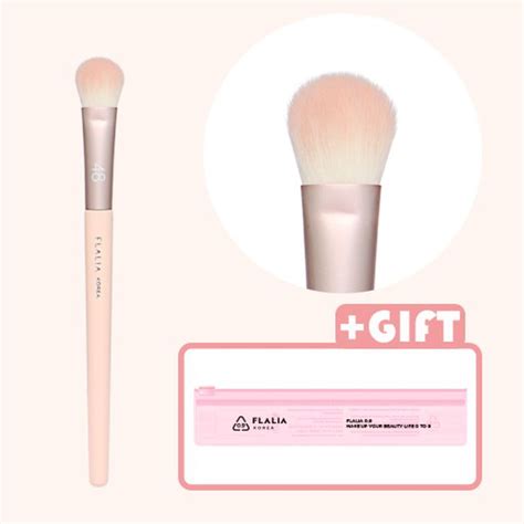 플라리아 뮬리 48호 라지 베이스 섀도우 브러쉬 아이섀도우아이홀하이라이터쉐딩이마노즈파우치메이크업브러쉬 위시버킷