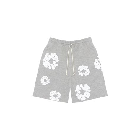 Denim Tears The Cotton Wreath Shorts Grey