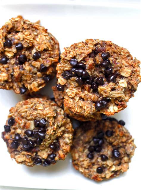 Vegan Chocolate Chip Oat Muffins Caitlins Table