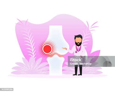 관절 통증이있는 인포 그래픽 인간의 무릎 뼈 관절 라인 아이콘 관절염에 대한 스톡 벡터 아트 및 기타 이미지 관절염 무릎