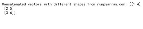 How To Concatenate A Vector To A Numpy Vector A Comprehensive Guide