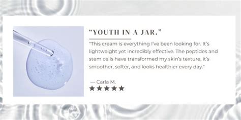 Stem Cell Cream With Multiple Peptides Joli Visage Store