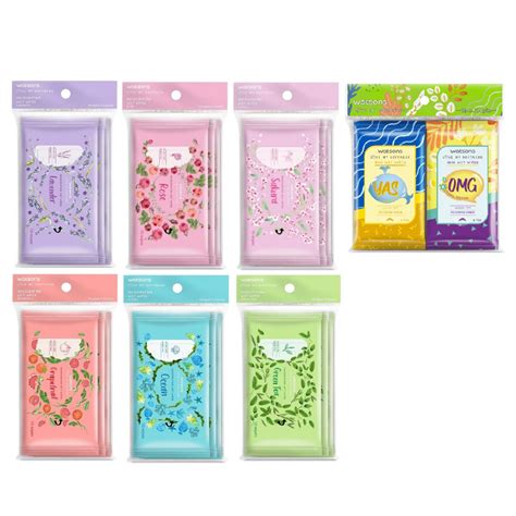 Watsons Watson Wet Wipes Tissues 10s X 3 Lavenderrosesakuraocean
