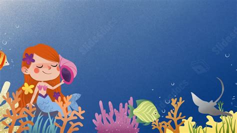 World Fish Underwater Marine Life Powerpoint Background For Free