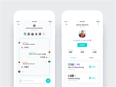 Two Screens Showing The Same Messages On Their Phones