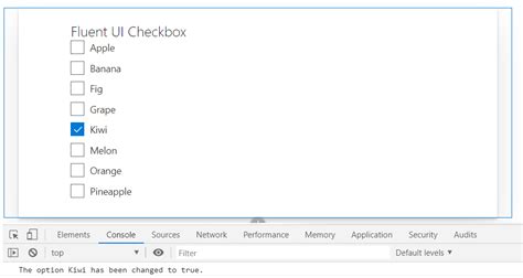 Sharepoint Framework Handling Multiple Checkbox Selections In Fluent