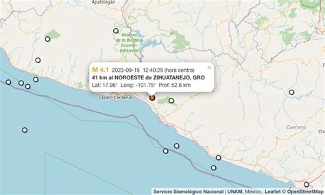 ¿a Qué Hora Fue El último Sismo Hoy 19 De Septiembre De 2023 En México