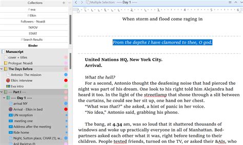 Displaying Text In Folder Documents In Compilation Scrivener For