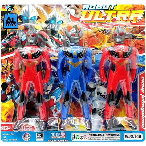 Jual Mainan Figure Robot Ultraman Set Isi 3 Wjs146 Mainan Figure