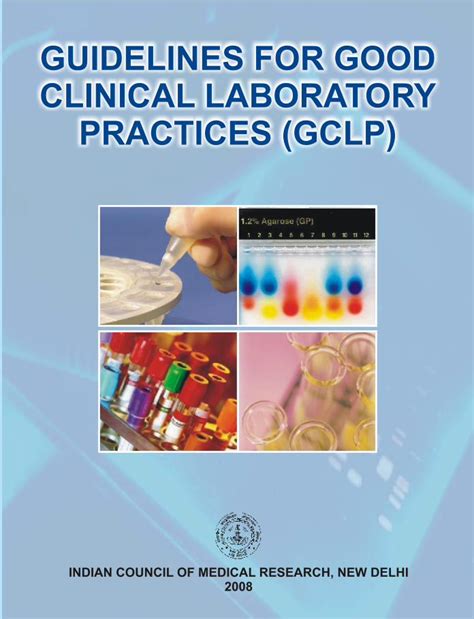 Pdf Guidelines For Good Practices Gclp Indian Council Of Medical