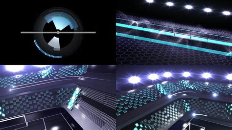 体育运动栏目片头ae模板附带c4d工程