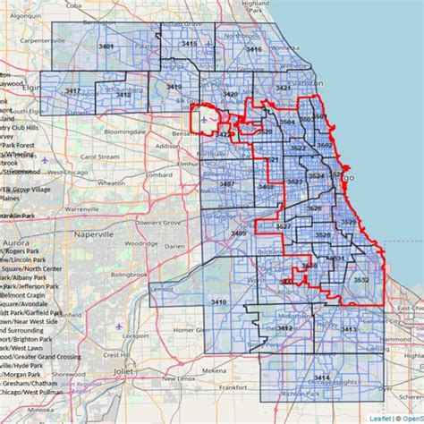 Map Of 1318 Census Tracts For 33 Pumas In Cook County Data Source