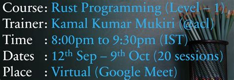Kamal Kumar On Linkedin Aptcomputinglabs Rustprogramming Systemprogramming Linux