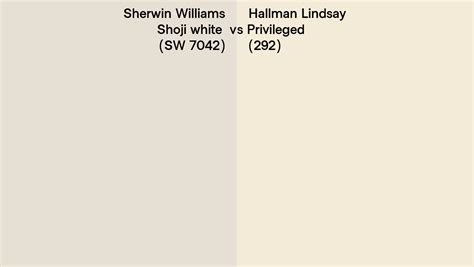 Sherwin Williams Shoji White Sw 7042 Vs Hallman Lindsay Privileged
