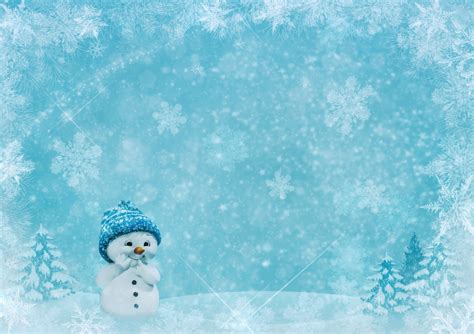 Banco de imagens Motivo do natal cartão de Natal boneco de neve