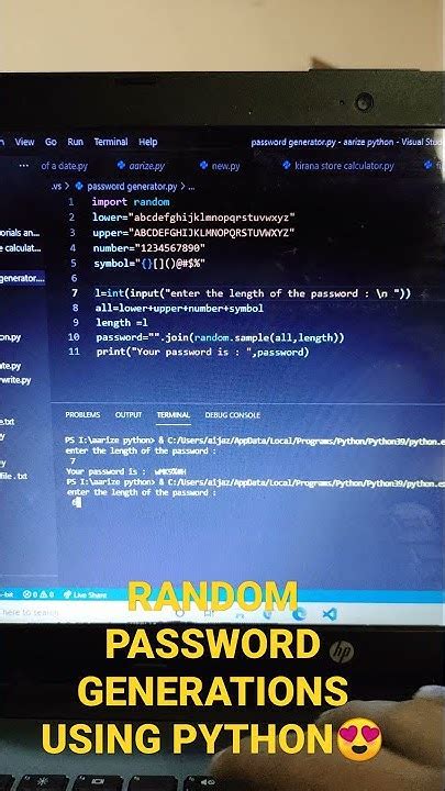 Password Generator Using Python 🤯🤯🔥🔥🔥 Password Python Programming
