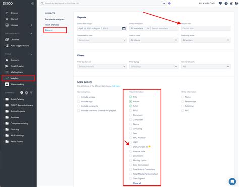 Export A Metadata Csv Using Reports