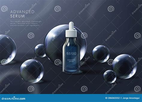 Molecules Concept Of Neurons And Nervous System Stock Illustration