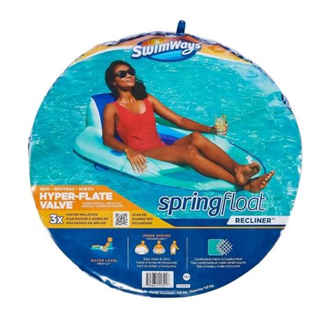 Swimways Swim Swimways Spring Float Recliner Swim Lounger With