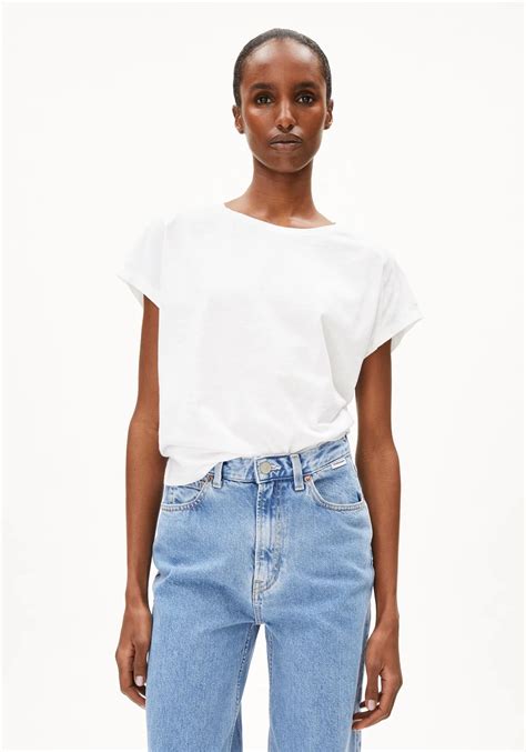 Armedangels Slub T Shirt White Auras Fair And Style