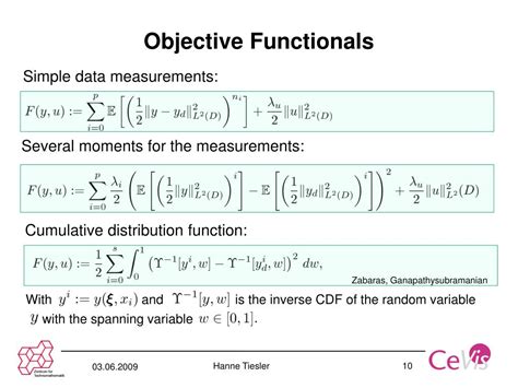 Ppt Spde Constrained Optimization With Stochastic Collocation