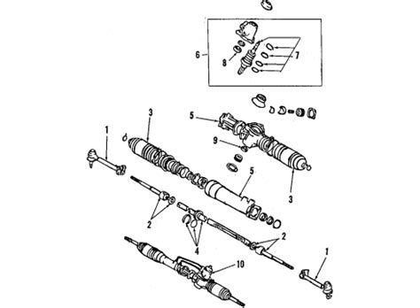 OEM Toyota 04445 12061 Gasket Kit Power Steering Gear