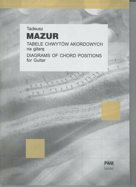 Tabele chwytów akordowych na gitarę Książka Allegro
