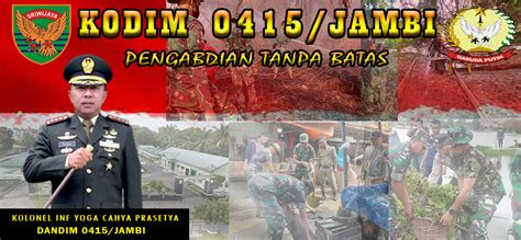Pertajam Naluri Tempur Dandim 0415 Jambi Beri Arahan Kepada Prajurit