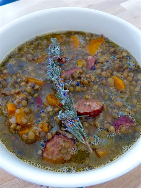 Lentilles Aux Saucisses De Montbéliard