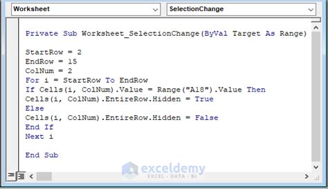 how to hide rows based on cell value in excel 5 methods exceldemy
