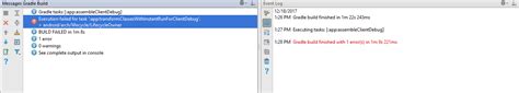 Android Execution Failed For Task App
