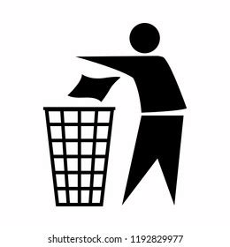 16 445 Man Garbage Icon Images Stock Photos Vectors Shutterstock