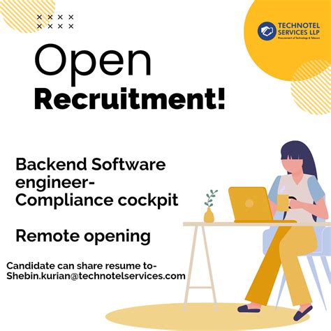 Technotel Services Llp On Linkedin We Are Hiring For Our Client Position Backend Software
