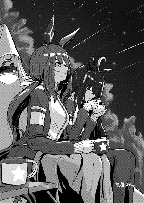 Agepan Pangcha3324 Admire Vega Umamusume Manhattan Cafe Umamusume Umamusume Highres