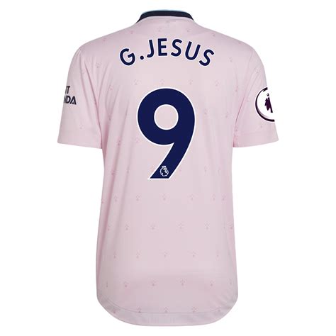 Adidas Arsenal Fc 202223 Gabriel Jesus Away Jersey Town